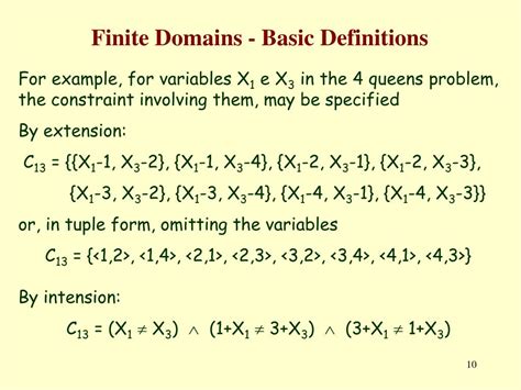 Ppt Finite Domains Powerpoint Presentation Free Download Id3317503