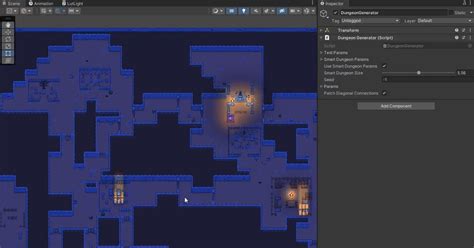 Procedural 2d Dungeon Generation Runity3d