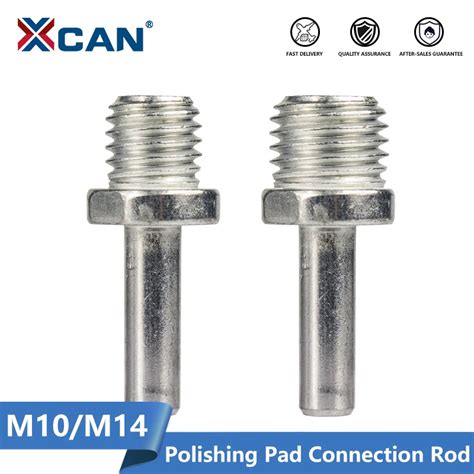 Xcan 연마 패드 디스크 연결 로드 스레드 M10 M14 연결 로드 어댑터 자동차 광택 왁스 폼 스폰지 패드전동 공구