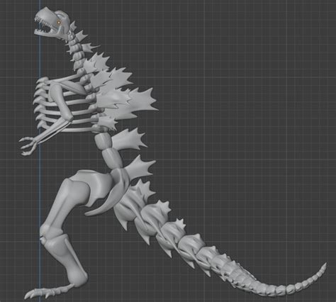 Godzilla Skeleton Model