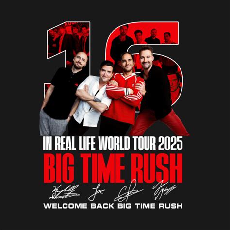 Big Time Rush In Real Life World Tour 2025 Big Time Rush T Shirt