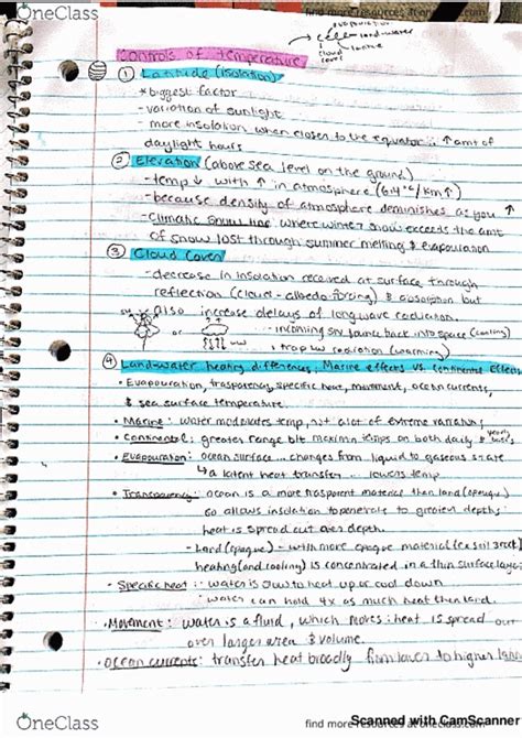 Geog 1200 Lecture 5 Geo 1200 Lecture 5b Oneclass