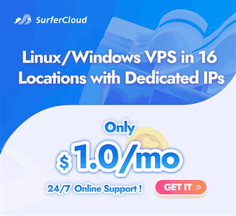 get vps hosting today vps hosting starting at 1 surfercloud blog