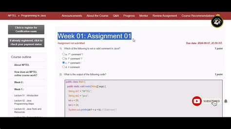 Programming In Java Week 1 Assignment Youtube Education Trending
