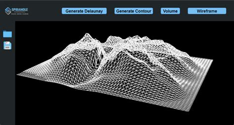 2d Delaunay Triangulation Using Point Clouds Spirangle