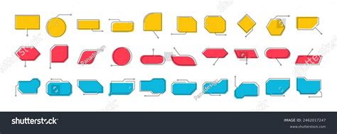 callout box shape design element vector stock vector royalty free