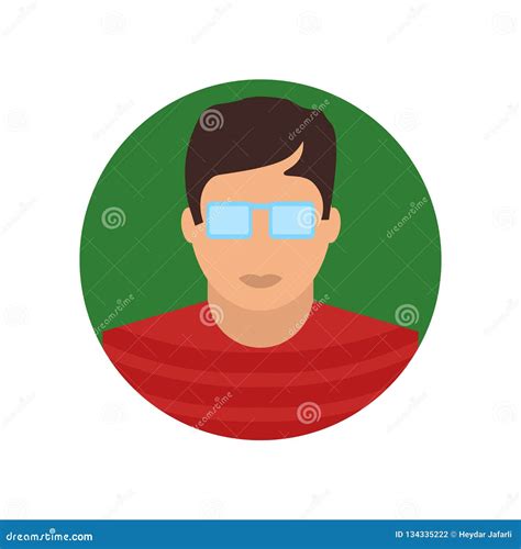 Nerd Icon Vector Sign And Symbol Isolated On White Background Nerd