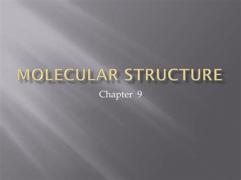 PPT Molecular Structure PowerPoint Presentation Free Download ID 3301857