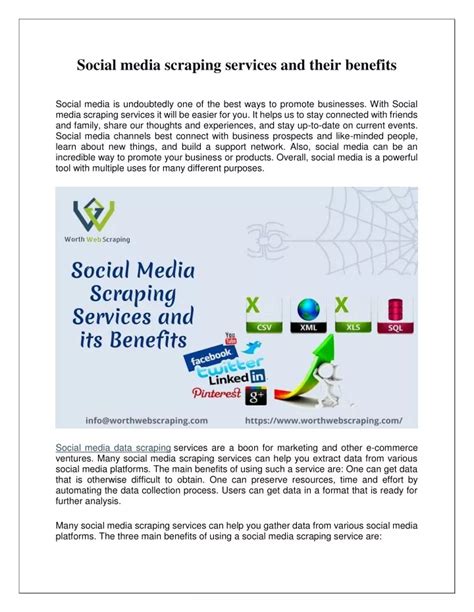 Ppt Social Media Scraping Services And Their Benefits Powerpoint Presentation Id11576825