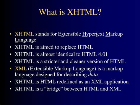 Xhtml Ppt Download