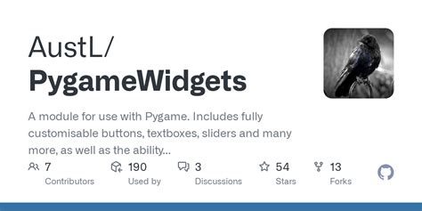 Github Austlpygamewidgets A Module For Use With Pygame Includes