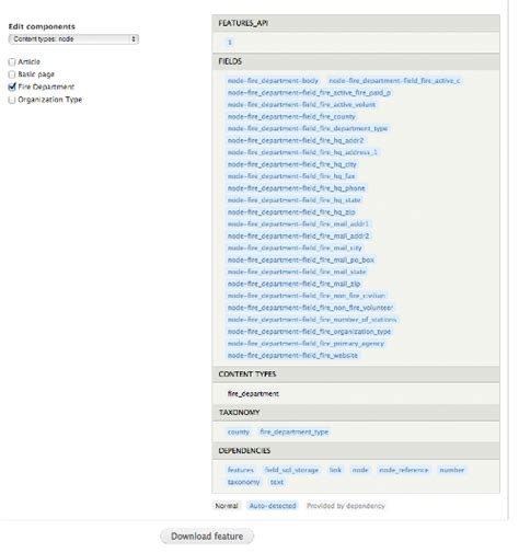 Packaging Content Types And Feeds Importers