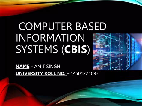 Secomputer Based Information Systems Cbispptx