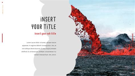 Volcano Powerpoint Template