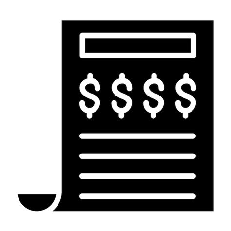 Premium Vector Vector Design Invoice Icon Style