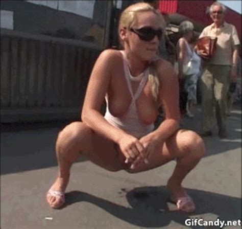 Any Info On Woman Getting Kicked In The Ass By Old Man For Pissing In