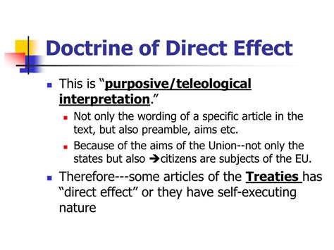 Ppt Nature And Effect Of Eu Law Powerpoint Presentation Free Download Id 4142252
