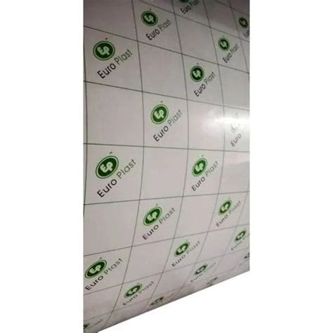 Polystyrene Sheet 2 Millimeter Thickness White Color Standard Size Lightweight