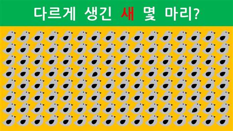 숨은그림찾기 똑같은 그림 속 다른 그림이 숨어있어 Quiz