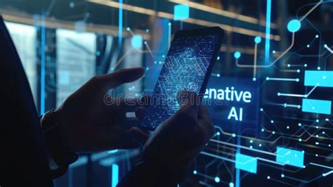 Interact With Ai Artificial Intelligence Brain Processor Generative Ai