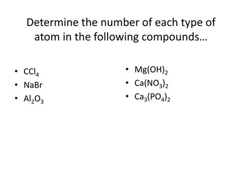 ppt calculating formula masses powerpoint presentation free download