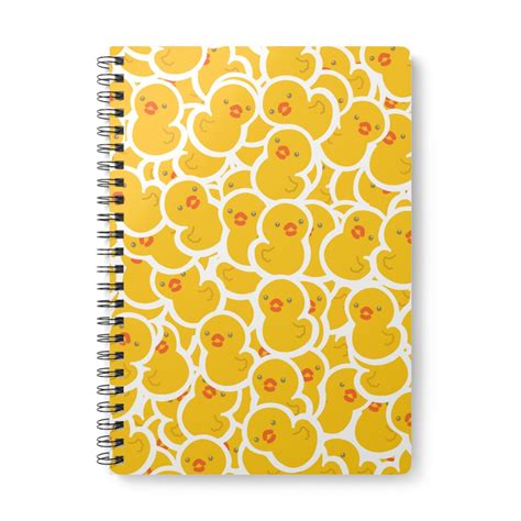 Duckie The Cute Rubber Duck Yellow Version Wirobound Softcover