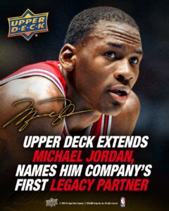 Upper Deck Celebrates Michael Jordan Expansion With Signed Rookie Packs