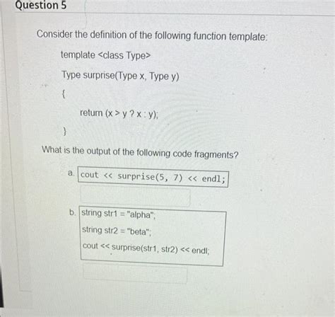 Solved Question 3 Consider The Following Class Class Complex