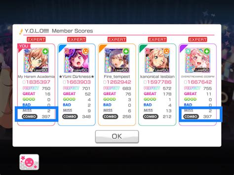 Synchronous Fail Feed Community Bandori Party Bang Dream Girls Band Party