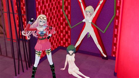 Rule 34 3d 3girls Akamatsu Kaede Bondage Breasts Collar Danganronpa
