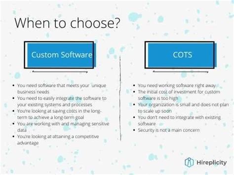 Difference Between Custom Written And Off The Shelf Software Advantages And Disadvantages Of