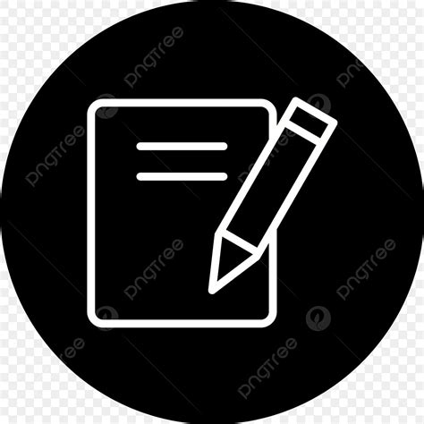 Notas ícone Vector Png Círculo Design Documento Imagem Png E Vetor Para Download Gratuito