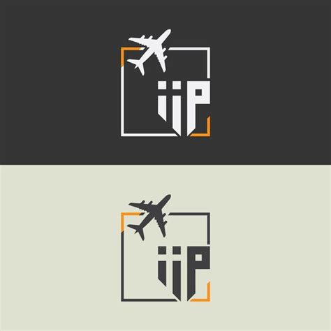 Premium Vector Iip Initial Monogram Logo With Square Style Design