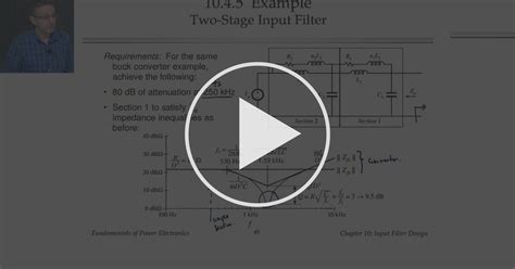 cascaded filter design example multi stage input filter design coursera