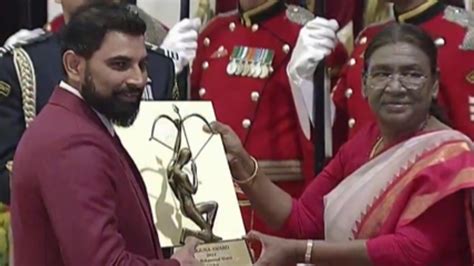 Full List Of Arjuna Award Recipients In Indian Cricket Mohammed Shami