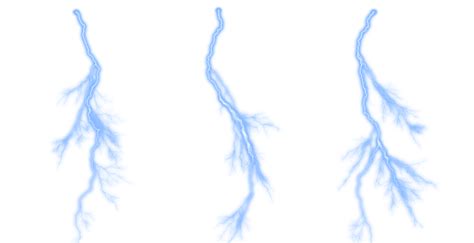Blue Lightning Strike Pngs For Free Download