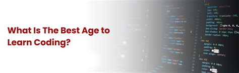 What Is The Best Age To Learn Coding A Guide For All Ages