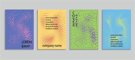 Minimal Abstract Vector Halftone Cover Design Template Future Geometric Gradient Background