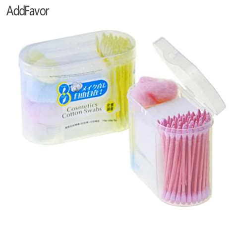 Addfavor Cotton Swab Makeup Cotton Sets Women Makeup Cosmetics Cotton