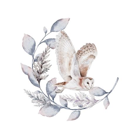 Декоративен стикер Бухал Бял 58 см 5807st Emag Bg