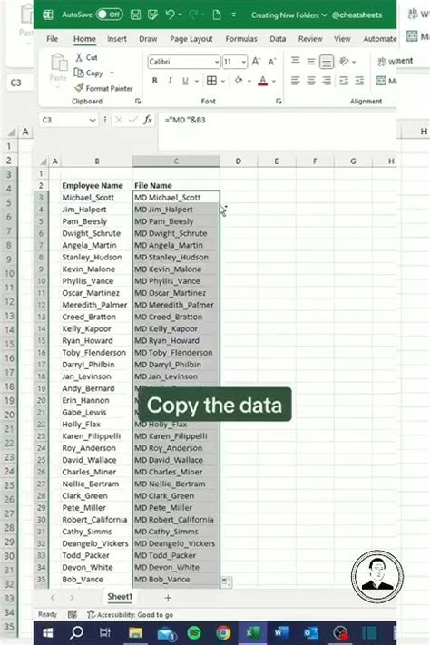 Did You Knowhow To Create Multiple Folders In Excel Shorts Excel Youtube