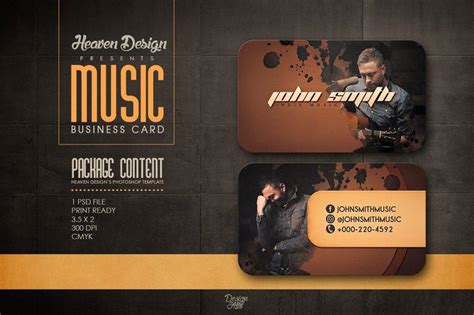 Dj Business Card Template Psd Free