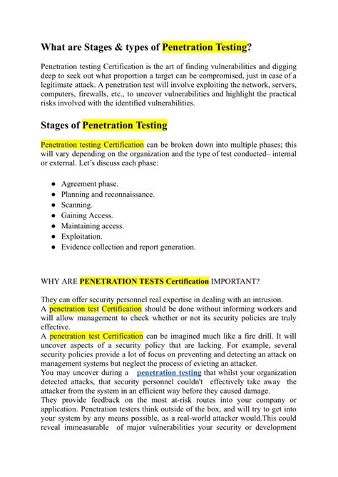 PPT Penetration Testing Docx 1 PowerPoint Presentation Free Download ID 12859014