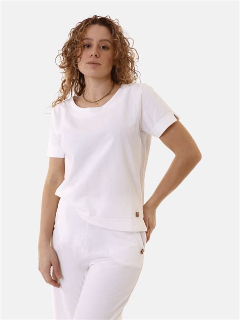 L Agama T Shirt Piquet T Shirt Donna Nencini Sport