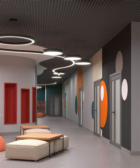 Коворкинг школа с углубленным изучением ряда предметов на Behance