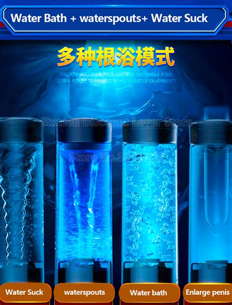 Shop Generic Electric Water Bath Penis Vacuum Sucking Male Mastutor