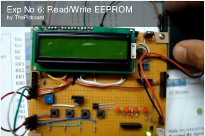 Experiment No Read Write Internal EEPROM Memory
