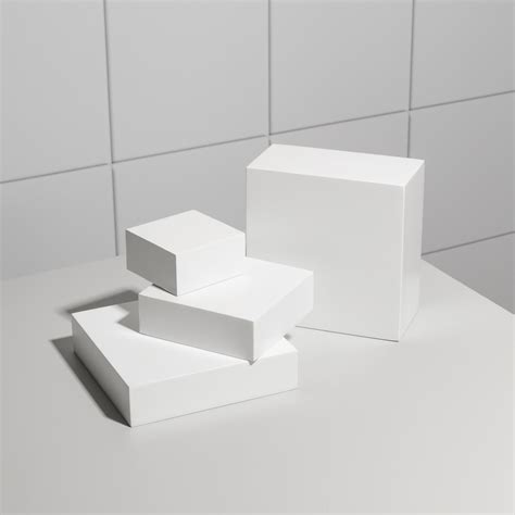 Flat Cubes Styling Props Plinthy