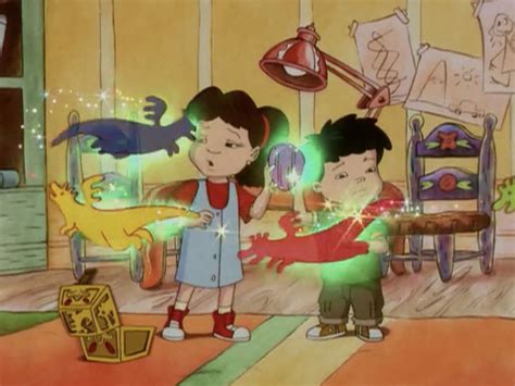 The Magic Dragons First Spinning For To Fly With Dragons” Blue Yellow And Red Dragon Tales