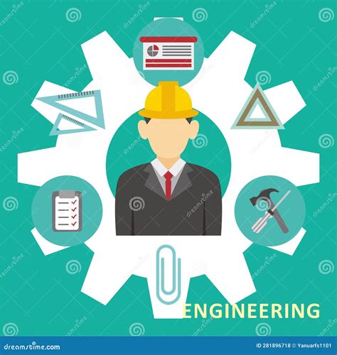 Engineering Activity Illustration Template Stock Vector Illustration Engineering Activity Illustration Template Stock Vector Illustration